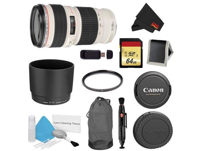 Click here for Canon EF 70-200mm f/4L USM Lens Bundle w/ 64GB Mem... prices
