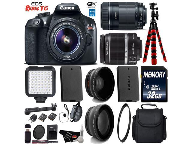 Click here for Canon EOS Rebel T6 DSLR Camera with 18-55mm IS Len... prices