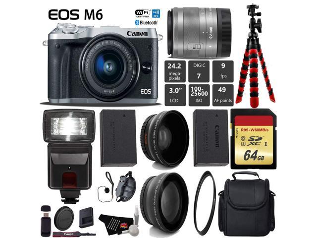 Click here for Canon EOS M6 Mirrorless Digital Camera (Silver) wi... prices