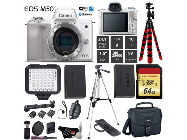 Click here for Canon EOS M50 Mirrorless Digital Camera (White  Bo... prices