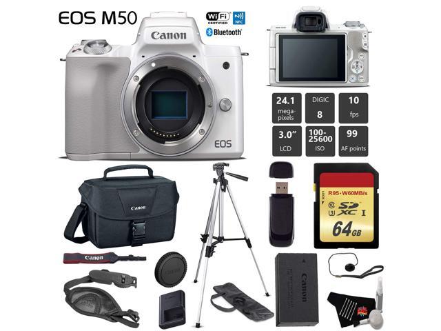 Click here for Canon EOS M50 Mirrorless Digital Camera (White  Bo... prices