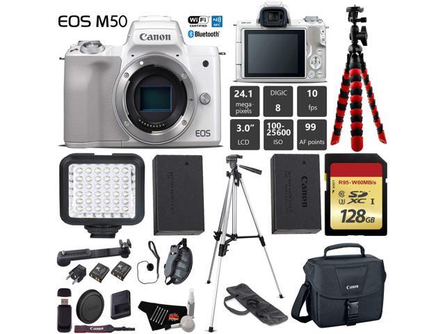 Click here for Canon EOS M50 Mirrorless Digital Camera (White  Bo... prices