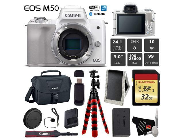 Click here for Canon EOS M50 Mirrorless Digital Camera (White  Bo... prices
