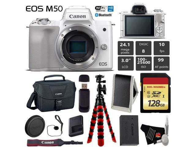 Click here for Canon EOS M50 Mirrorless Digital Camera (White  Bo... prices