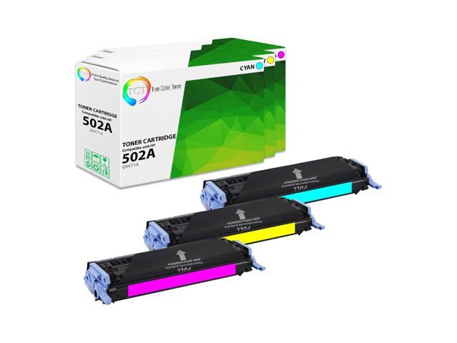 Click here for True Color Toner 502A Color Toner Cartridge 3 Pack... prices