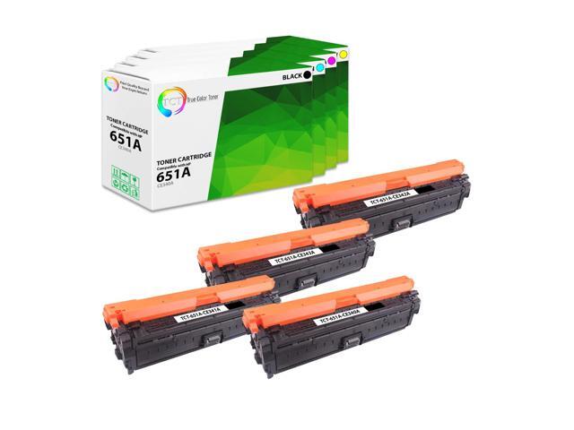Click here for True Color Toner 651A Toner Cartridge 4 Pack - Pre... prices