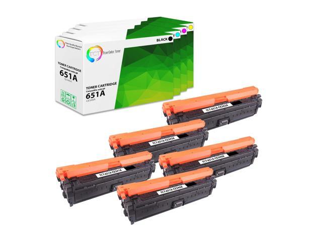 Click here for True Color Toner 651A Toner Cartridge 5 Pack - Pre... prices
