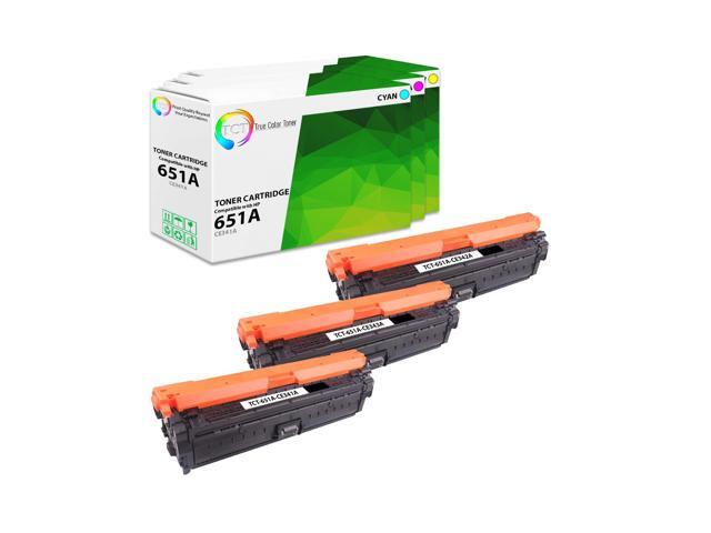 Click here for True Color Toner 651A Color Toner Cartridge 3 Pack... prices