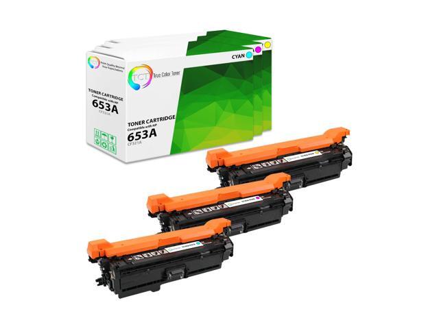 Click here for True Color Toner 653X Color Toner Cartridge 3 Pack... prices