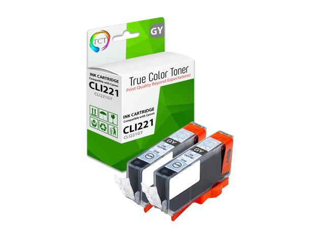 Click here for TCT CLI221 Grey Ink Cartridge 2 Pack - Premium Com... prices