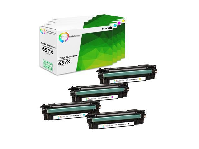 Click here for True Color Toner 657X Toner Cartridge 4 Pack - Pre... prices