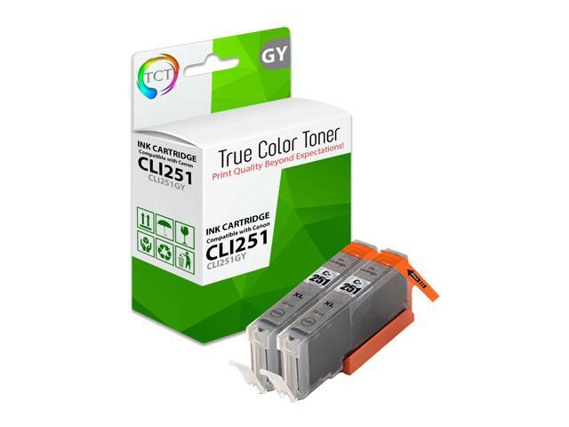 Click here for True Color Toner CLI251 Grey Ink Cartridge 2 Pack... prices