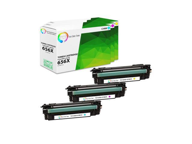 Click here for True Color Toner 656X Color Toner Cartridge 3 Pack... prices