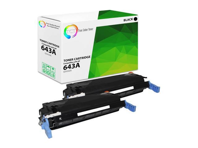 Click here for True Color Toner 643A Black Toner Cartridge 2 Pack... prices