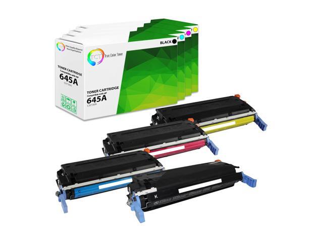 Click here for True Color Toner 645A Toner Cartridge 4 Pack - Pre... prices