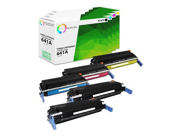 Click here for True Color Toner 641A Toner Cartridge 5 Pack - Pre... prices
