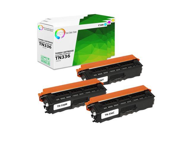 Click here for True Color Toner TN336 Color Toner Cartridge 3 Pac... prices