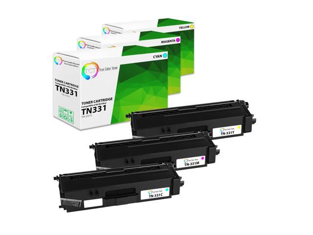 Click here for True Color Toner TN331 Color Toner Cartridge 3 Pac... prices