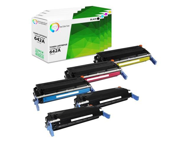 Click here for True Color Toner 642A Toner Cartridge 5 Pack - Pre... prices