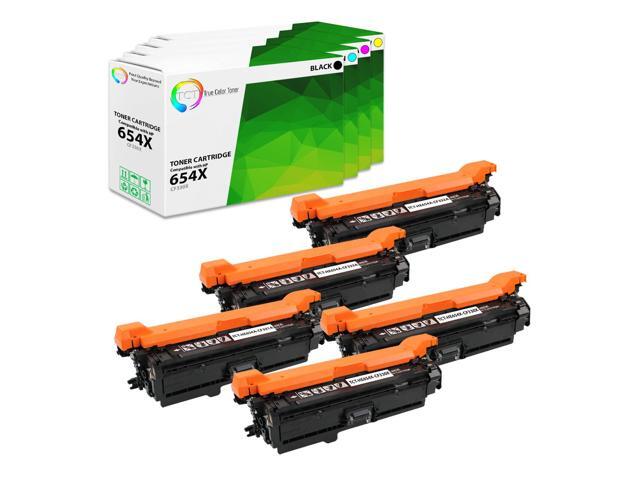 Click here for True Color Toner 654X 654A Toner Cartridge 5 Pack... prices