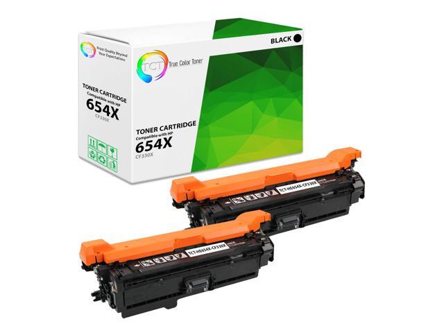 Click here for True Color Toner 654X Black Toner Cartridge 2 Pack... prices