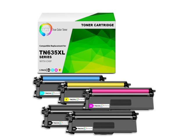 Click here for TCT TN635XL High Yield Black Cyan Magenta Yellow T... prices