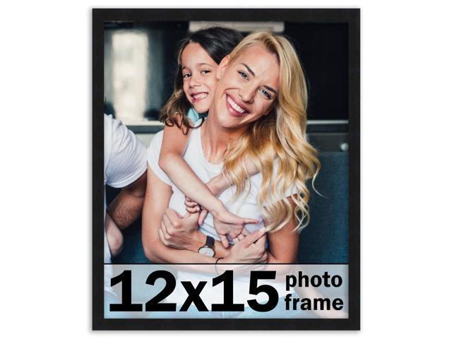 Click here for 12x15 Frame Black Solid Wood Picture Frame 0.75 In... prices