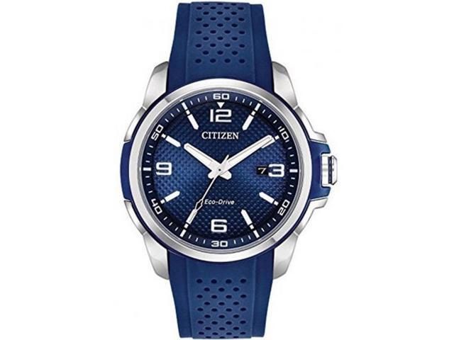 Click here for Mens Citizen Drive Eco-Drive Blue Slicone 45mm Wat... prices