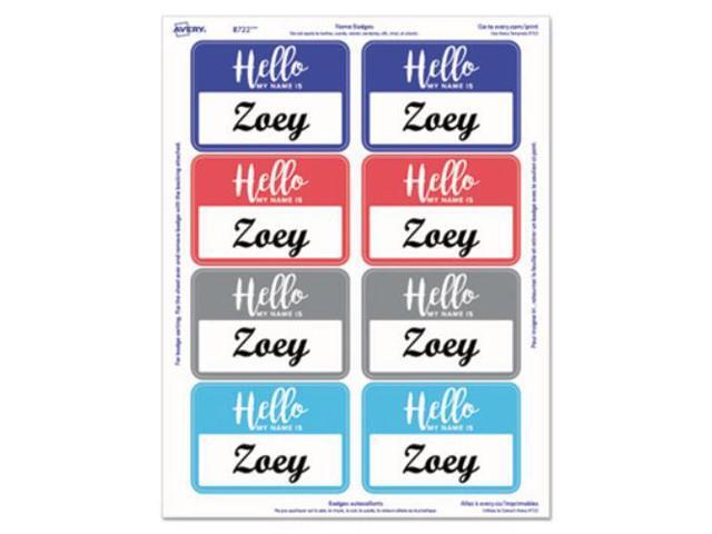 Click here for Avery 08722 Flexible Adhesive Name Badge Labels  3... prices