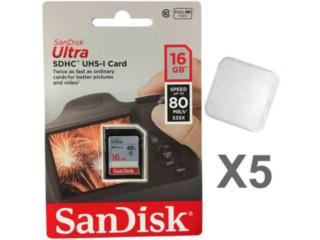 Click here for SanDisk 16GB Ultra SDHC Class 10 UHS-I 80MB/s SD C... prices
