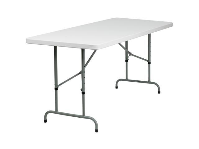 Click here for 30W x 72L Height Adjustable Granite White Plastic... prices