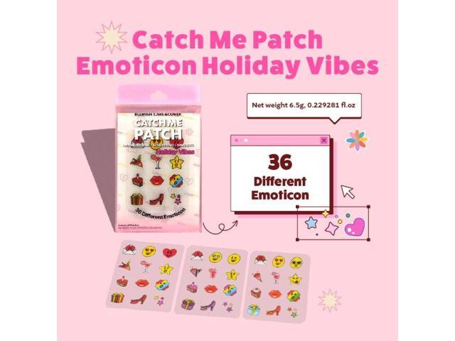 Click here for CATCH ME PATCH Emoticon Holiday Vibes Hydrocolloid... prices