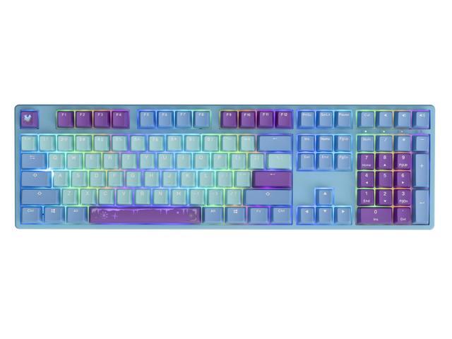 Click here for MK Frozen Llama Typist RGB LED Double Shot PBT Lim... prices