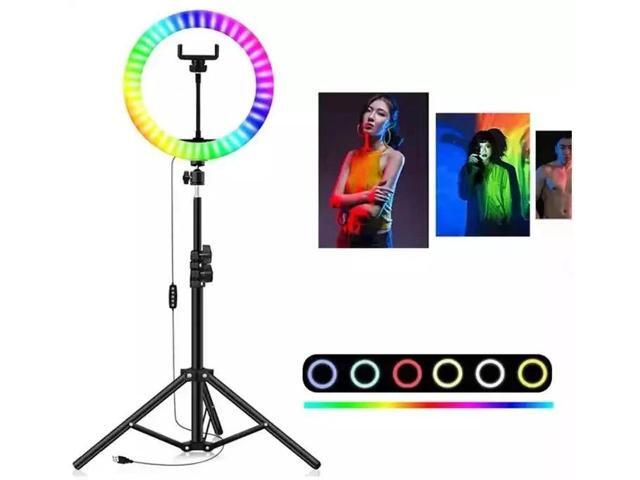 Click here for 10 Selfie RGB Ring Light with 65 inches Tripod Sta... prices