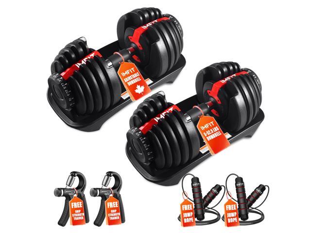 Click here for IMFit 5lb-52.5lb Adjustable Dumbbell Set of 2 with... prices