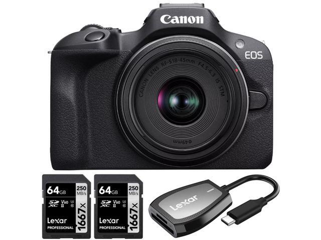 Click here for Canon EOS R100 Mirrorless Camera + RF-S18-45mm IS... prices
