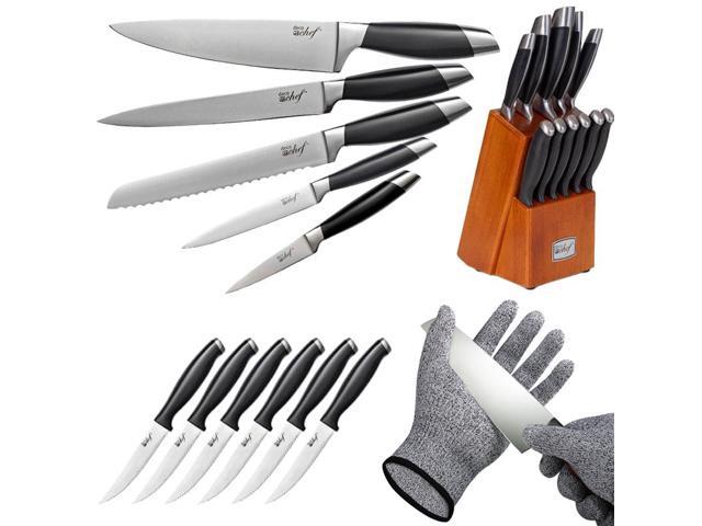 Click here for Deco Chef Gourmet 12 Piece Knife Set with Storage... prices