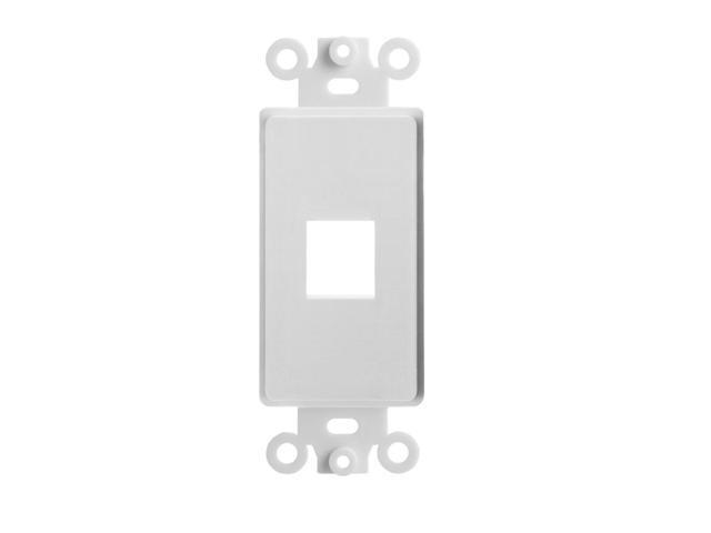 Click here for Cmple - 1 Port Decora Wall Plate 1-Gang Keystone D... prices