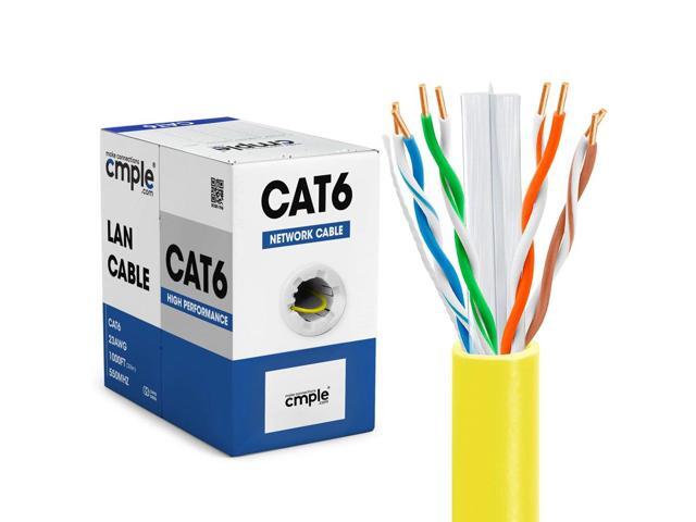 Click here for Cmple - Cat6 Cable 1000ft Bulk Lan Ethernet Cat 6... prices
