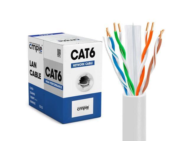Click here for Cmple - Cat6 Cable 1000ft Bulk Lan Ethernet Cat 6... prices