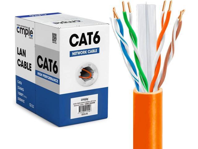 Click here for Cmple - Cat6 Cable 1000ft Bulk Lan Ethernet Cat 6... prices