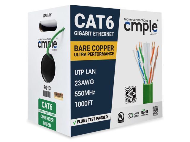 Click here for Cmple - Cat 6 Cable 1000ft  23 AWG Bare Copper Wir... prices