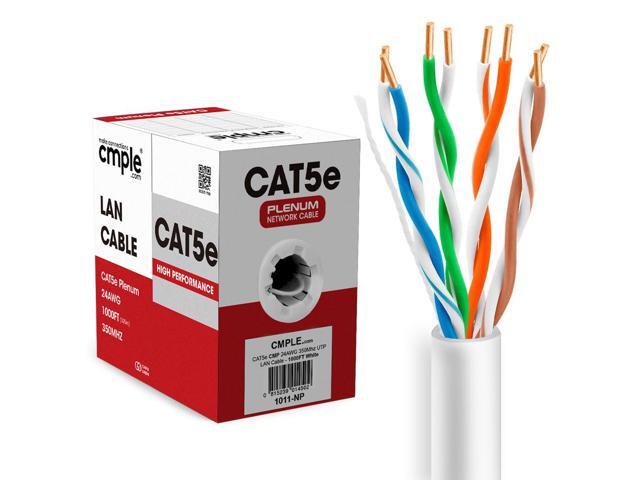Click here for Cmple - Cat5e Plenum Cable 1000ft  CMP  White 350M... prices