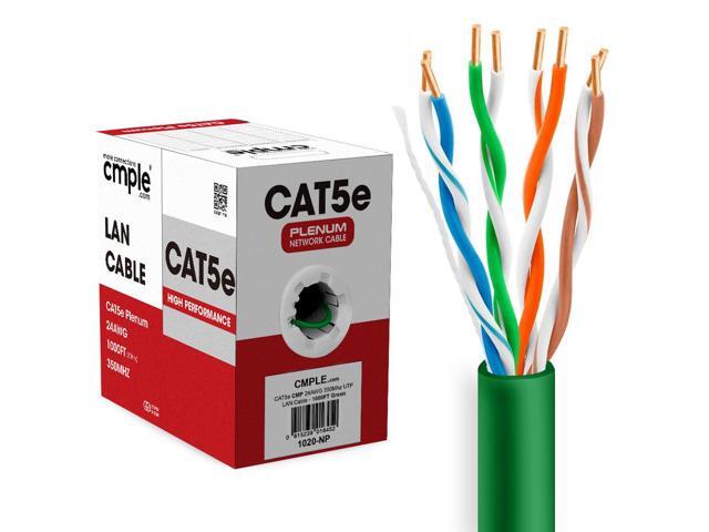 Click here for Cmple - Cat5e Plenum Cable 1000ft  CMP  Green 350M... prices