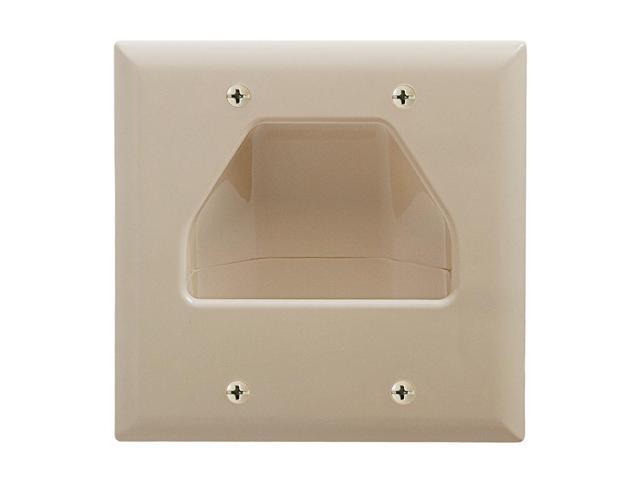 Click here for Cmple - Wall Plate - 2-Gang Recessed Low Voltage C... prices
