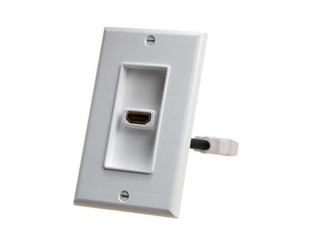 Click here for CMPLE HDMI Wall Plate Single-Gang White Wall Plate... prices