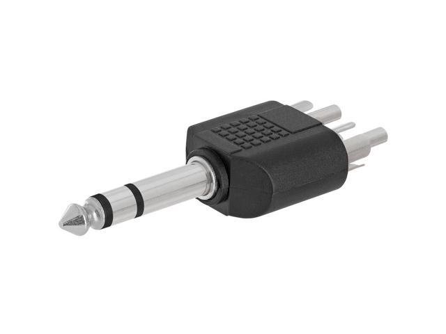 Click here for Cmple - 6.35mm Stereo Plug to 2xRCA Plug Adapter prices