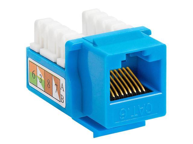 Click here for Cmple - Cat6 RJ45 Punch Down Keystone Jack - Blue prices