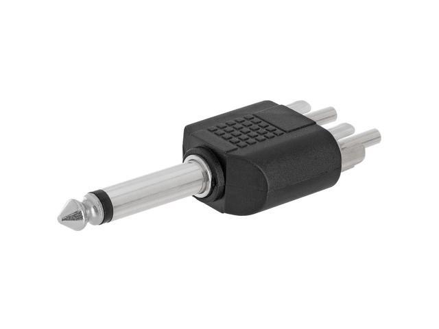 Click here for Cmple - 6.35mm Mono Plug to 2xRCA Plug Adapter prices