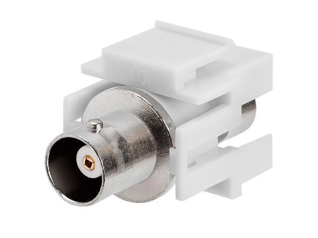 Click here for Cmple - Keystone Jack - Modular BNC WHITE prices